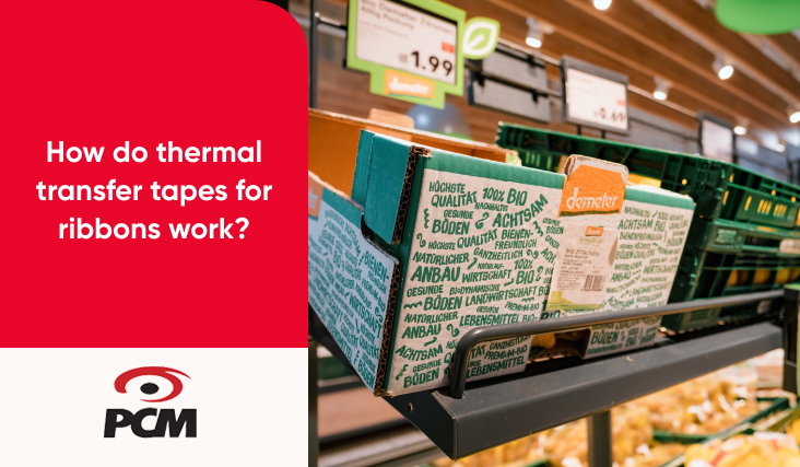 How do thermal transfer tapes for ribbons work?